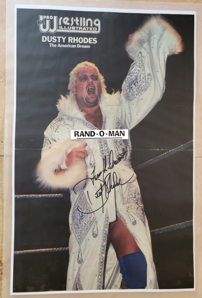 Dusty Rhodes "Signed PWI Centerfold" From The Dream | eBay
