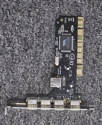 USB 2.0 PCI Card Adapter 5x USB Splitter Hub VT6212L | eBay