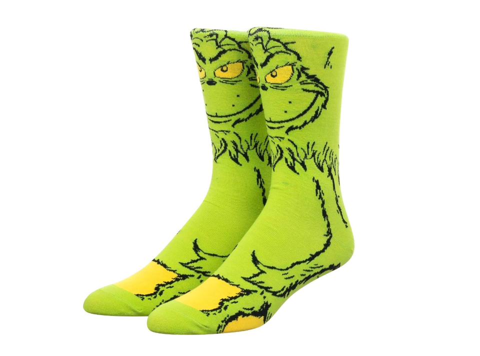Grinch Socks 360-Degree Character Crew Sock Skate Novelty Unisex | eBay