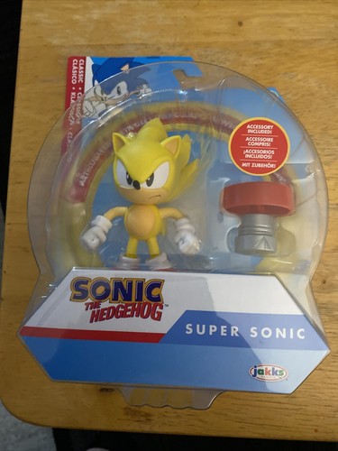 Jakks Pacific Sonic The Hedgehog Classic Super Sonic w Spring Trap 4 ...