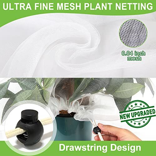 3 Pack Garden Mesh Netting for Plants Fruits Blueberry Bushes ...