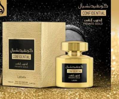 Confidential Private Gold 100ml Unisex Eau de Parfum 6291107459707 ...