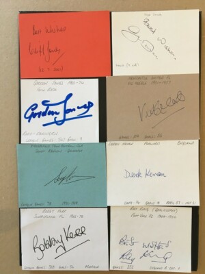 Signed card by VIC KEEBLE the NEWCASTLE UNITED Footballer. | eBay UK