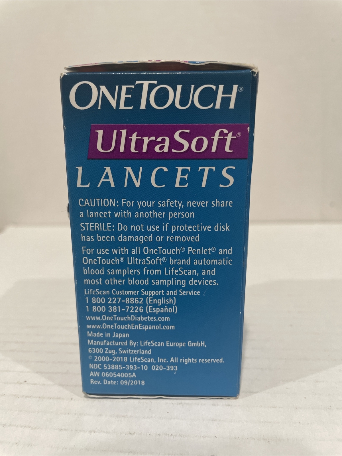 OneTouch Ultra Soft 100 Sterile Lancets for sale online | eBay