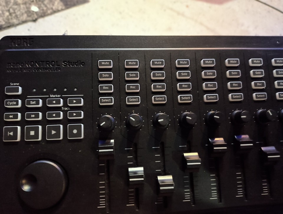 Korg nanoKONTROL Studio Mobile Midi Controller Mint Bluetooth Jog Wheel ...