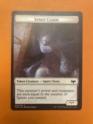 MTG - Spirit Cleric - TOKEN - Crimson Vow - NM/MT - Brandy New! | eBay