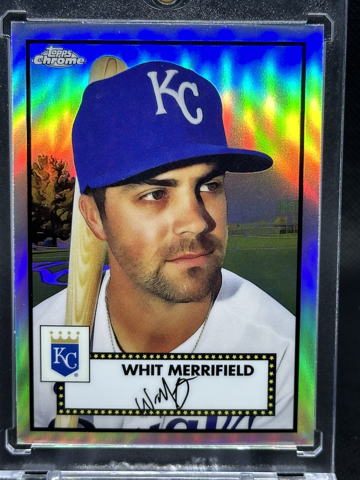 Whit Merrifield 2021 Topps Chrome Platinum Anniversary Refractor #198 ...