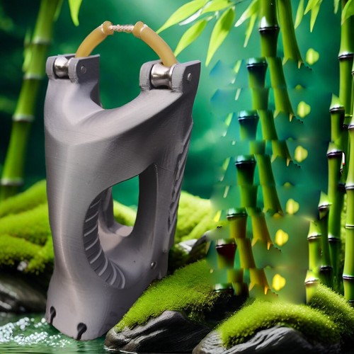 Powerful Fishing Bow Slingshot Catapult Hunting Archery Slingbow 3D ...