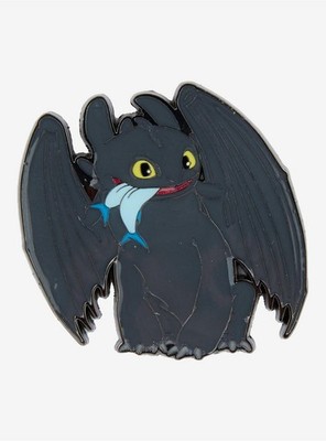 How to Train Your Dragon Sitting Toothless Eating Fish Exclusive ...