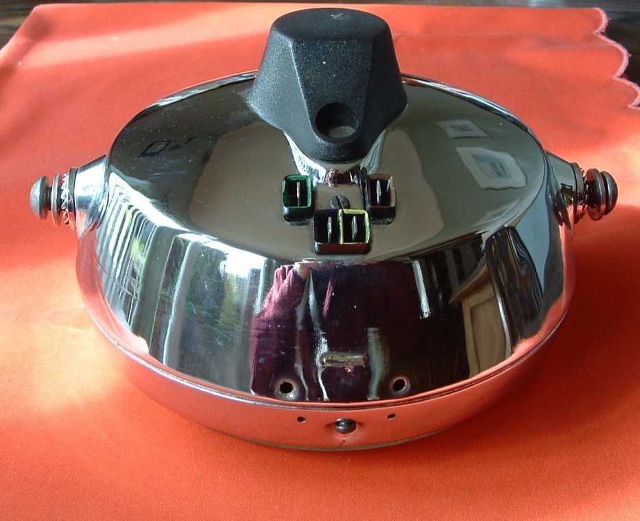 moto guzzi V50 chrome motorcycle headlamp | eBay UK