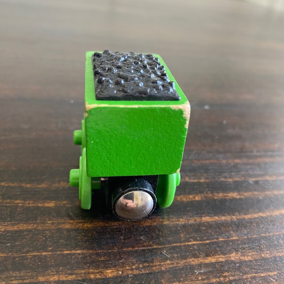 Thomas & Friends Wooden Railway Henry's Tender Green Coal Car No. 3 ...