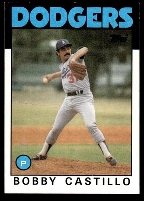 1986 Topps Bobby Castillo Los Angeles Dodgers #252 | eBay