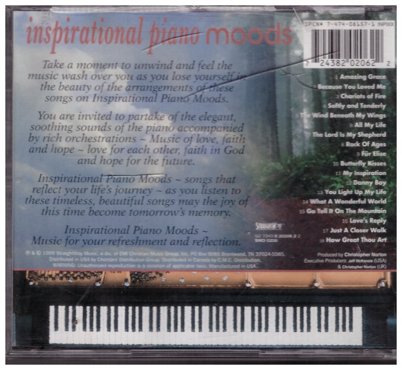 Inspirational Piano Moods [CD]Produced by christopher Norton | eBay