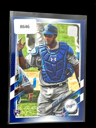 KEIBERT RUIZ Dodgers 2021 Topps Blue Parallel Baseball Card #256 Rookie ...