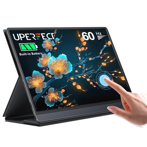 Used Touchscreen Battery 15.6" Portable Monitor 1080P USB C OTG HDMI ...