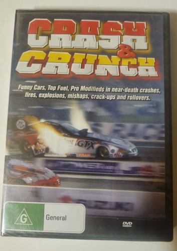 CRASH & CRUNCH Motor Sport DVD New&Sealed Region 4 Rare AU Stock Free ...