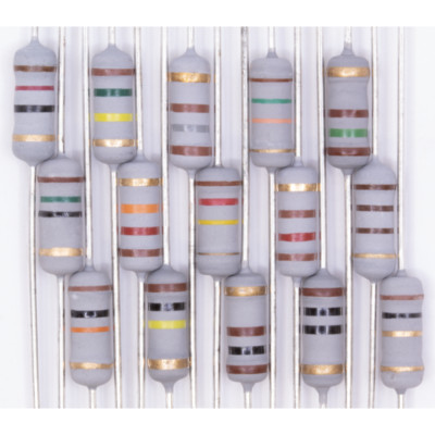 Resistor Kit, 1 Watt, Metal Oxide, Power, 5 of each value, Package of ...