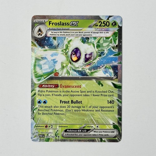 Pokémon Froslass ex 003/182 PAR Paradox Rift NM | eBay
