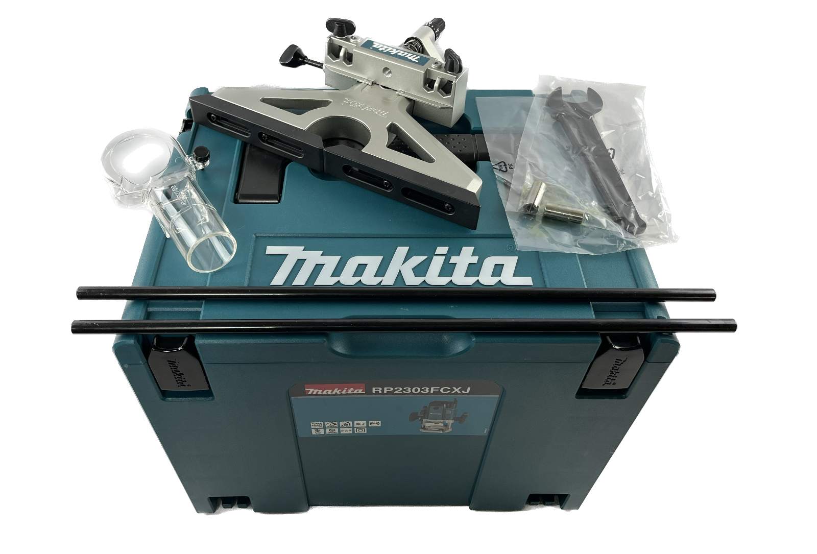 MAKITA Oberfräse 2100W RP2303FCXJ Tischfräse im MAKPAC Fräse Holzfräse ...