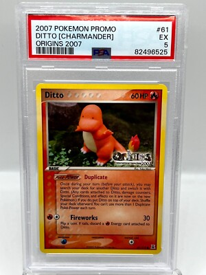 Ditto (Charmander) 61/113 EX Delta Species 2007 Origins Promo Pokemon ...