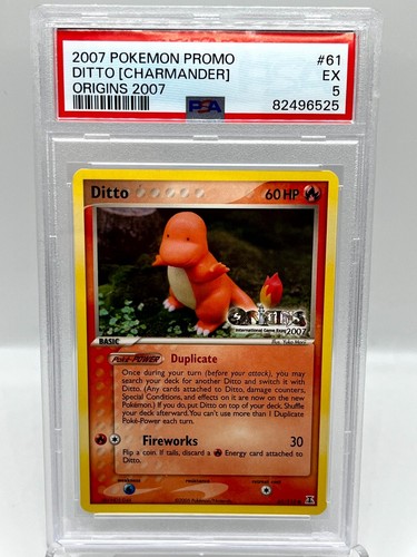 Ditto (Charmander) 61/113 EX Delta Species 2007 Origins Promo Pokemon ...
