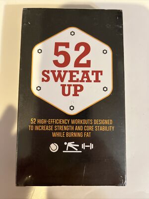 52 Sweat Up Workout Cards Deck New | eBay