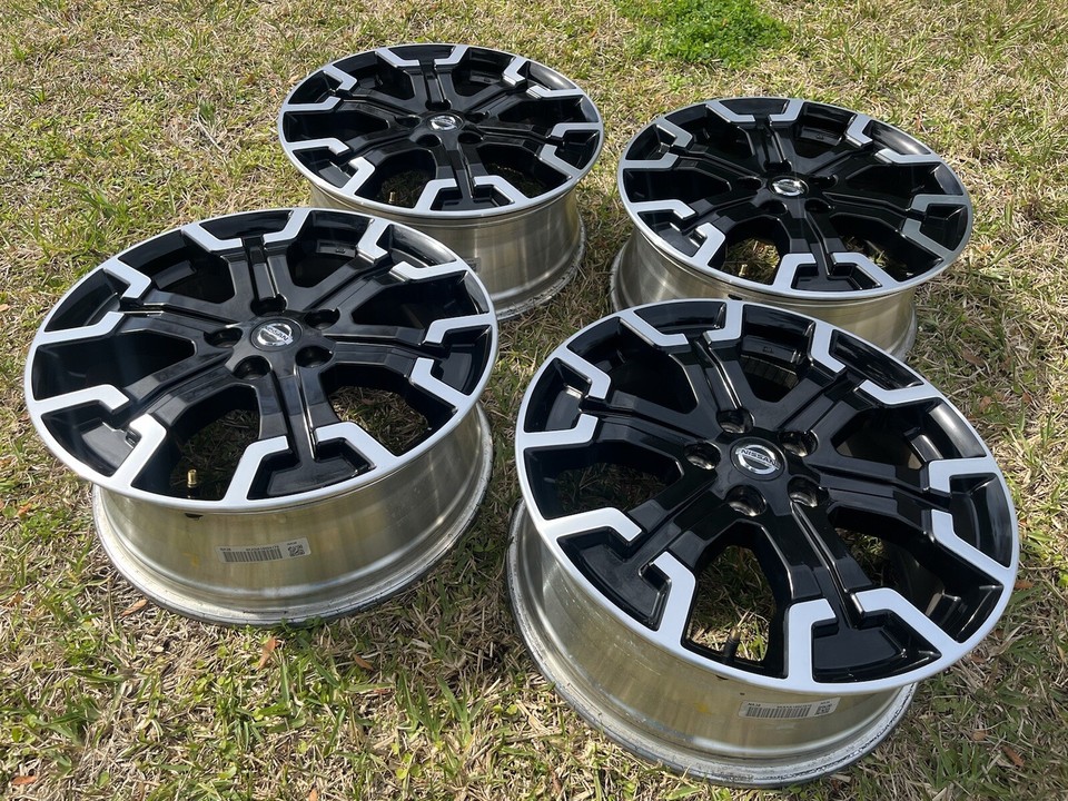 18" Nissan Pathfinder Gloss Black Wheels Rims Factory OEM Set 96469 | eBay