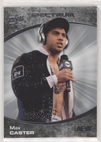 2021 Upper Deck AEW Spectrum Max Caster #78 Rookie RC | eBay