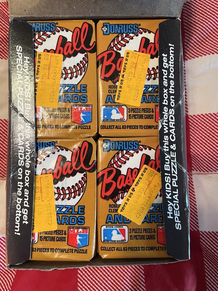1987 Donruss Baseball Cards Display Wax Box - 36 SEALED PACKS | eBay