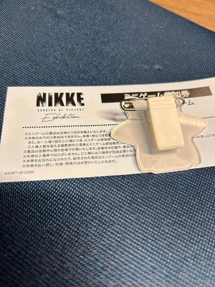 NIKKE Goddess of Victory Acrylic Badge Absolute 2024 Exhibition Limited ...