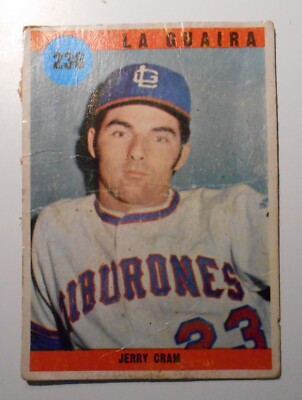 #236 JERRY CRAM Venezuela 1970 REMOVED FROM/ALBUM | eBay