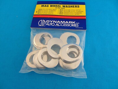 NOS Mag Wheel Washers 10 Pack ET style OFFSET Conical Tapered Hole Uni ...