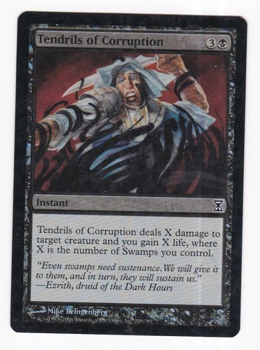 MTG: Time Spiral: Foil: Tendrils of Corruption | eBay