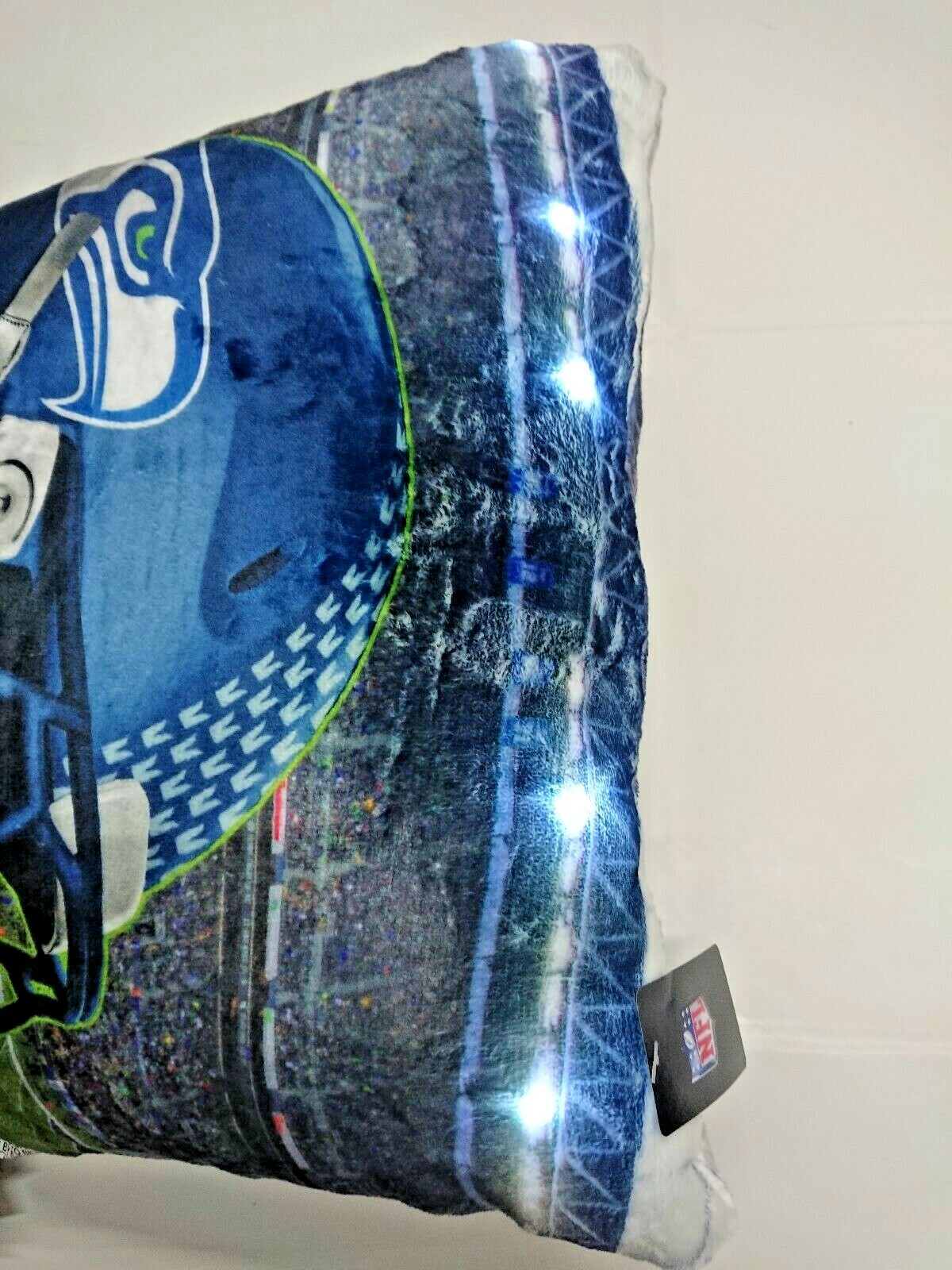 NFL Seattle Seahawks Officially Licensed LED Lights-Up Plush Pillow 16 ...