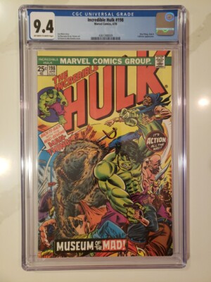 Incredible Hulk 198 CGC 9.4 Ow/w Marvel Comics 1976 | eBay