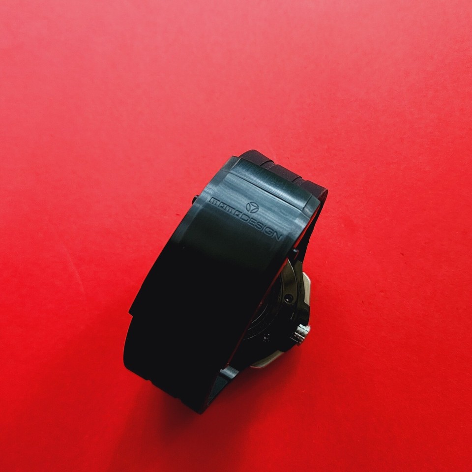 Momo Design Tempest Chronograph Date Full Set Black Case & Band MD-1004 ...