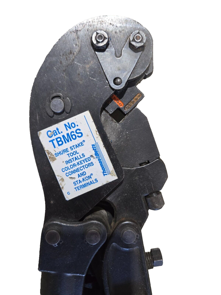 USED THOMAS & BETTS TBM6S SHURE STAKE TOOL W/ DIE | eBay