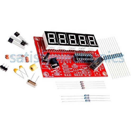 1Hz-50MHz Crystal Oscillator Frequency Counter Meter Digital LED PIC ...