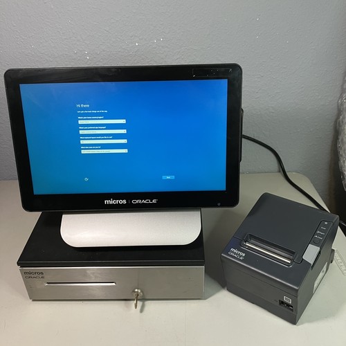 Micros Oracle WORKSTATION 6 POS Terminal With WIN 10 + Stand, Epson ...