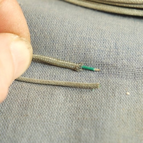 29 Feet of Vintage Bare Shield Covered Wire 22 AWG for Antique Radio ...