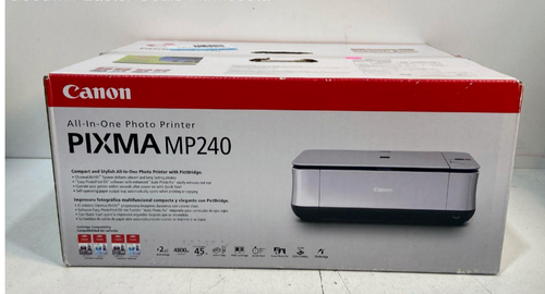 Canon PIXMA MP240 All-In-One Photo Printer : NEW Factory Sealed ...