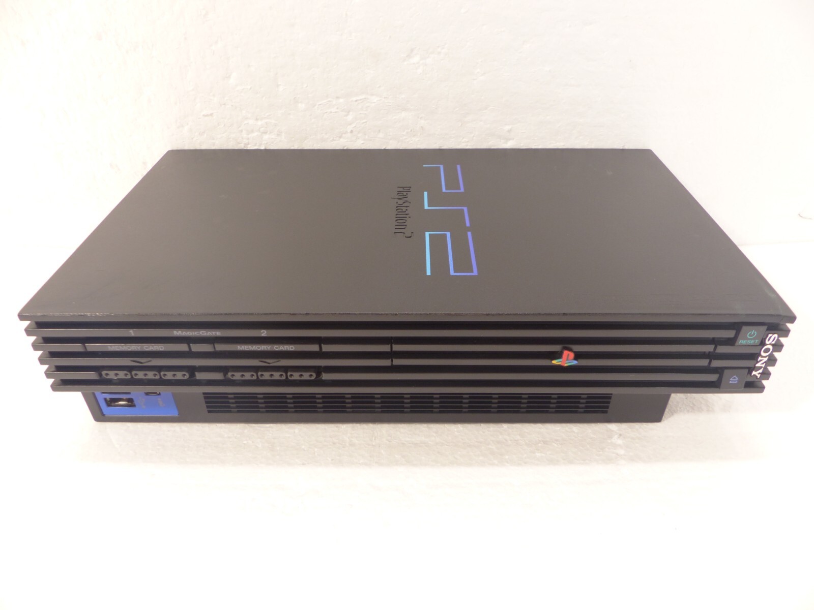 Original Sony PlayStation 2 PS2 Fat SCPH-30001-R Black Console System ...