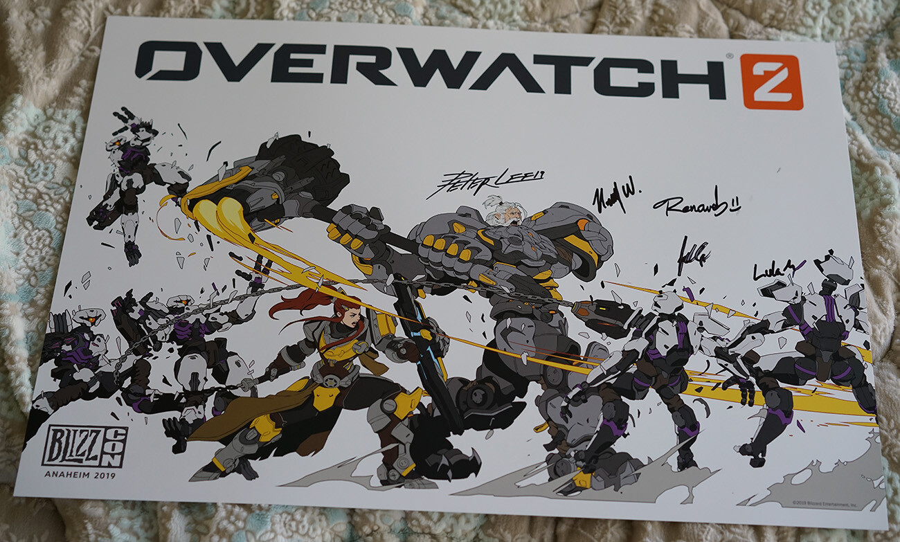 Blizzcon 2019 Overwatch Signed Mini Poster | eBay