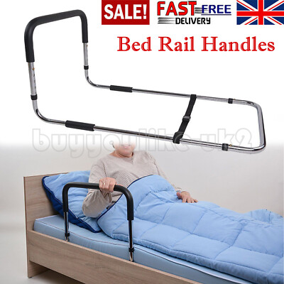 Bed Rail Handles Rail Safety Bed Assist Aid Grab Bar for Elderly Senior ...