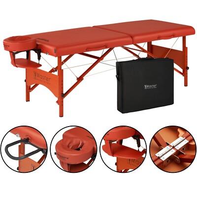 Master Massage 25in FAIRLANE Portable Massage Table Package | eBay
