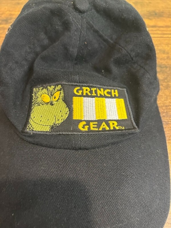 THE GRINCH GEAR ADJUSTABLE BASEBALL CAP Black Vintage 1997 Dr. Seuss | eBay