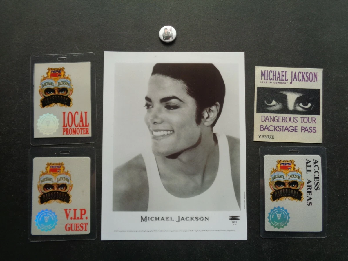 Michael Jackson Dangerous Tour Backstage