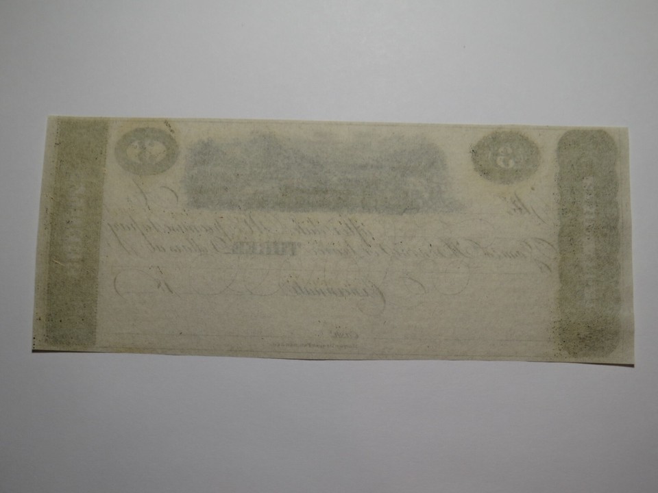 $3 18__ Cincinnati Ohio Obsolete Currency Bank Note Bill Remainder Post ...