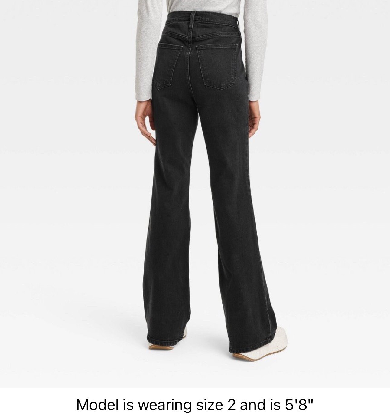 Women's High-Rise Flare Jeans - Universal Thread Black Regular 8 | eBay