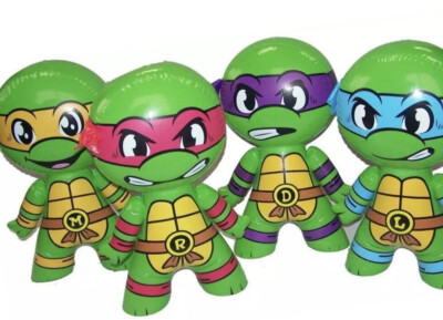 Set of 4 Teenage Mutant Ninja Turtle Inflatables TNMT -QTY DISCOUNTS ...
